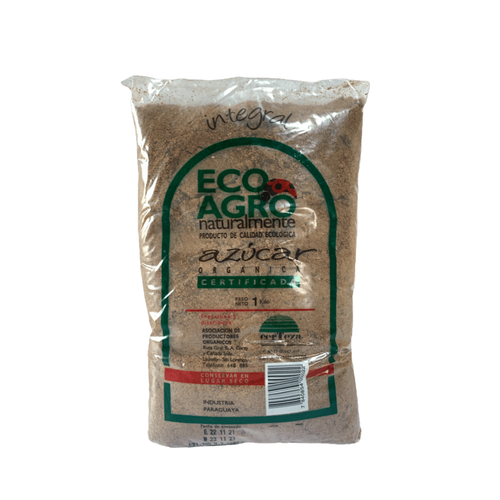 Azúcar Orgánica Integral x 1 Kilo - EcoAgro