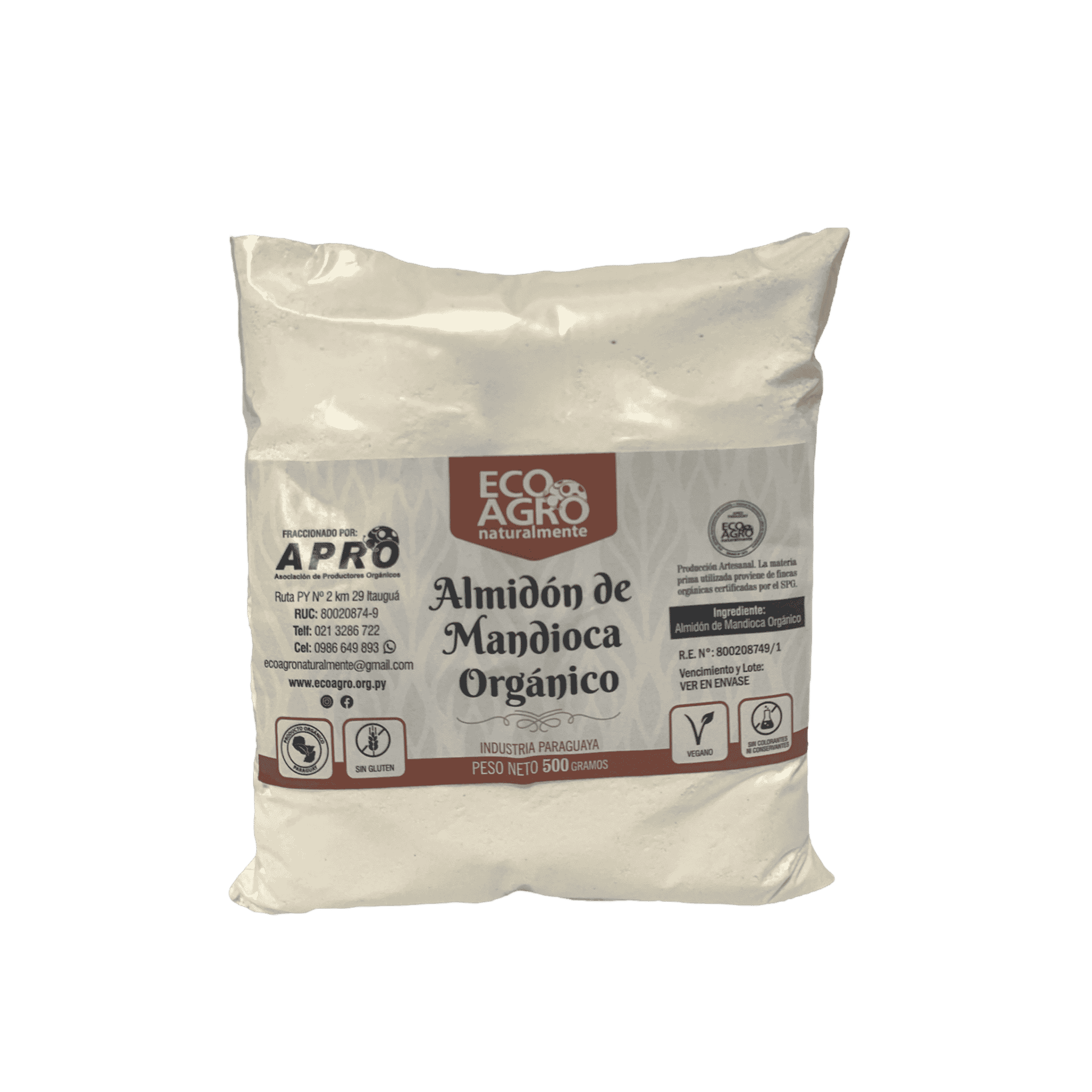 Almidón de Mandioca x 500 gramos - EcoAgro