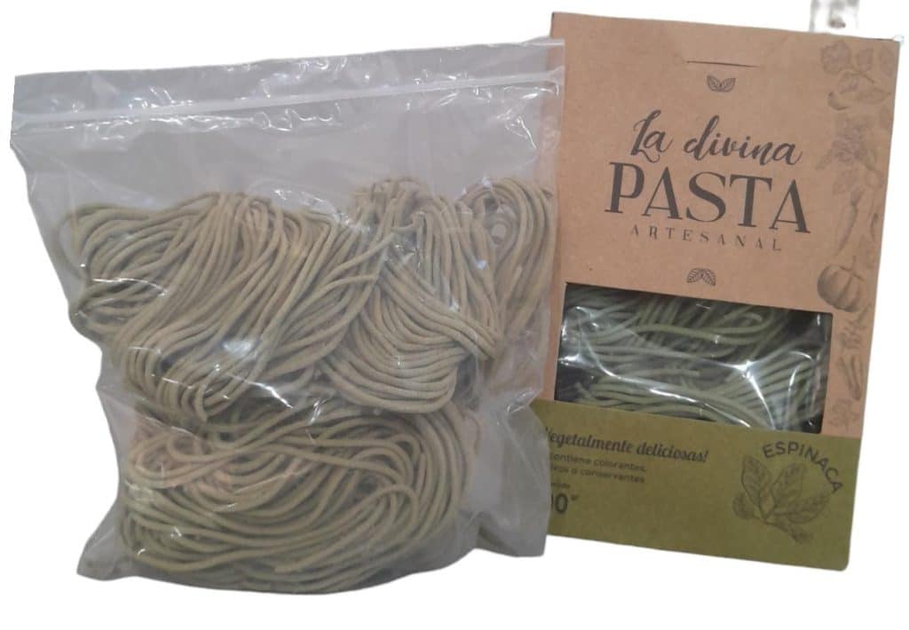 Pasta La Divina Spaguetti De Espinaca x 300 gr - EcoAgro